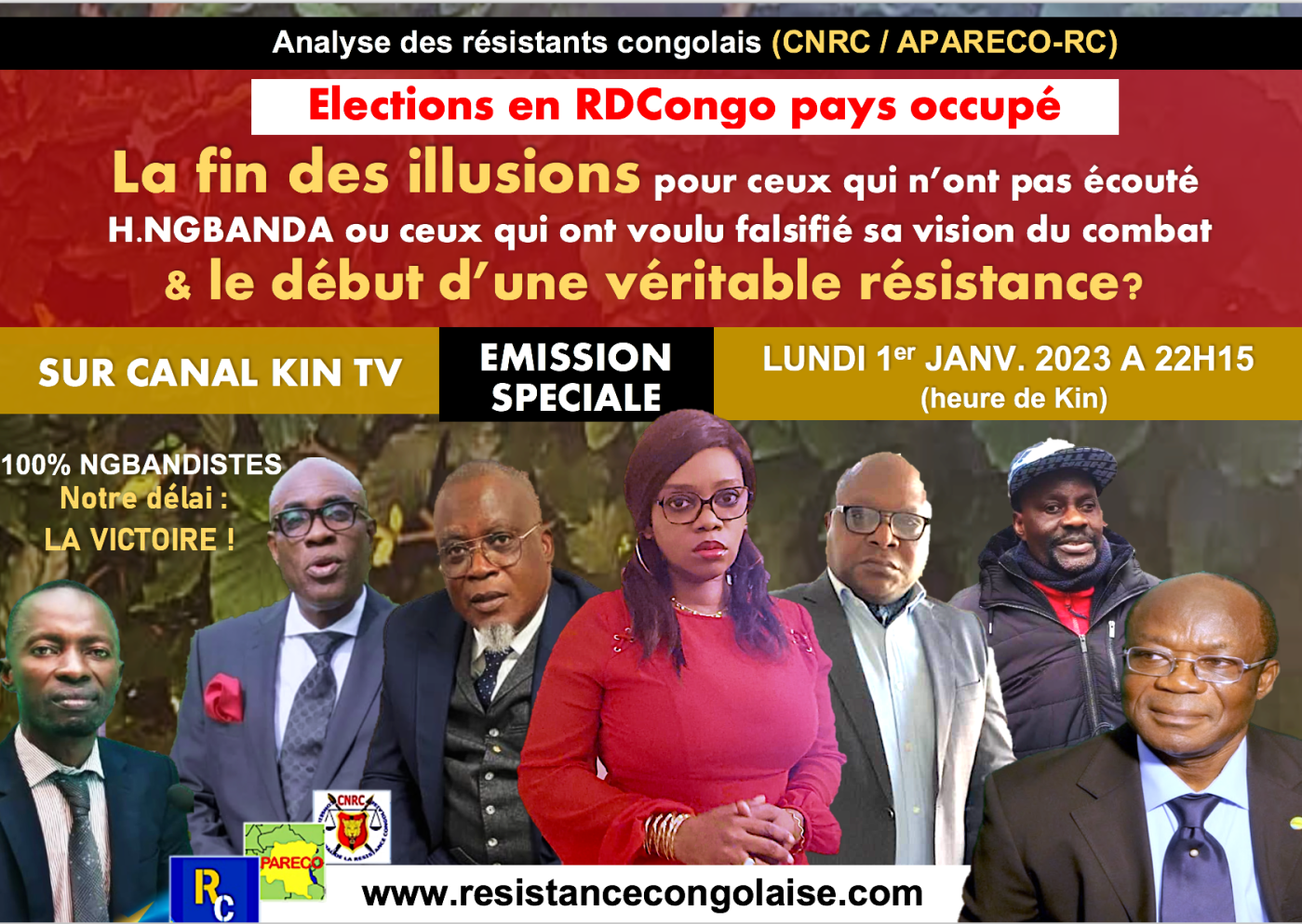 EMISSION SPECIALE SUR CANAL KIN TV : Eléctions en RDC pays occupé, la ...